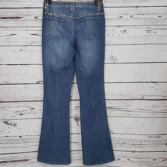 Cache | Jeans | Vintage Rhinestone Embellished Cache Jeans Size 4 ...